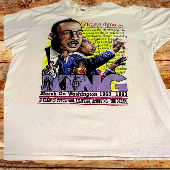 Hanes | Shirts | Vintage 993 Martin Luther King Jr Mlk March On ...